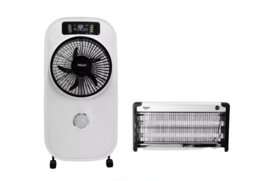 Akari COMBO BUNDLE: Akari 12" Rechargeable Mist Fan with Fragrance ...