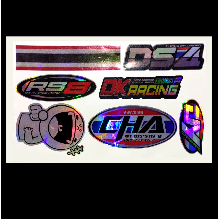 Thai Large Set Hologram Stickers Large Size Decals for your Car ...