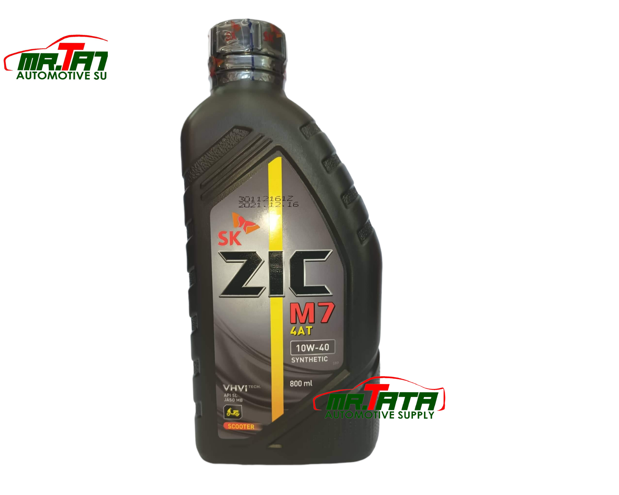 ZIC M7 10w40 Scooter Engine Oil Synthetic 800ML | Lazada PH