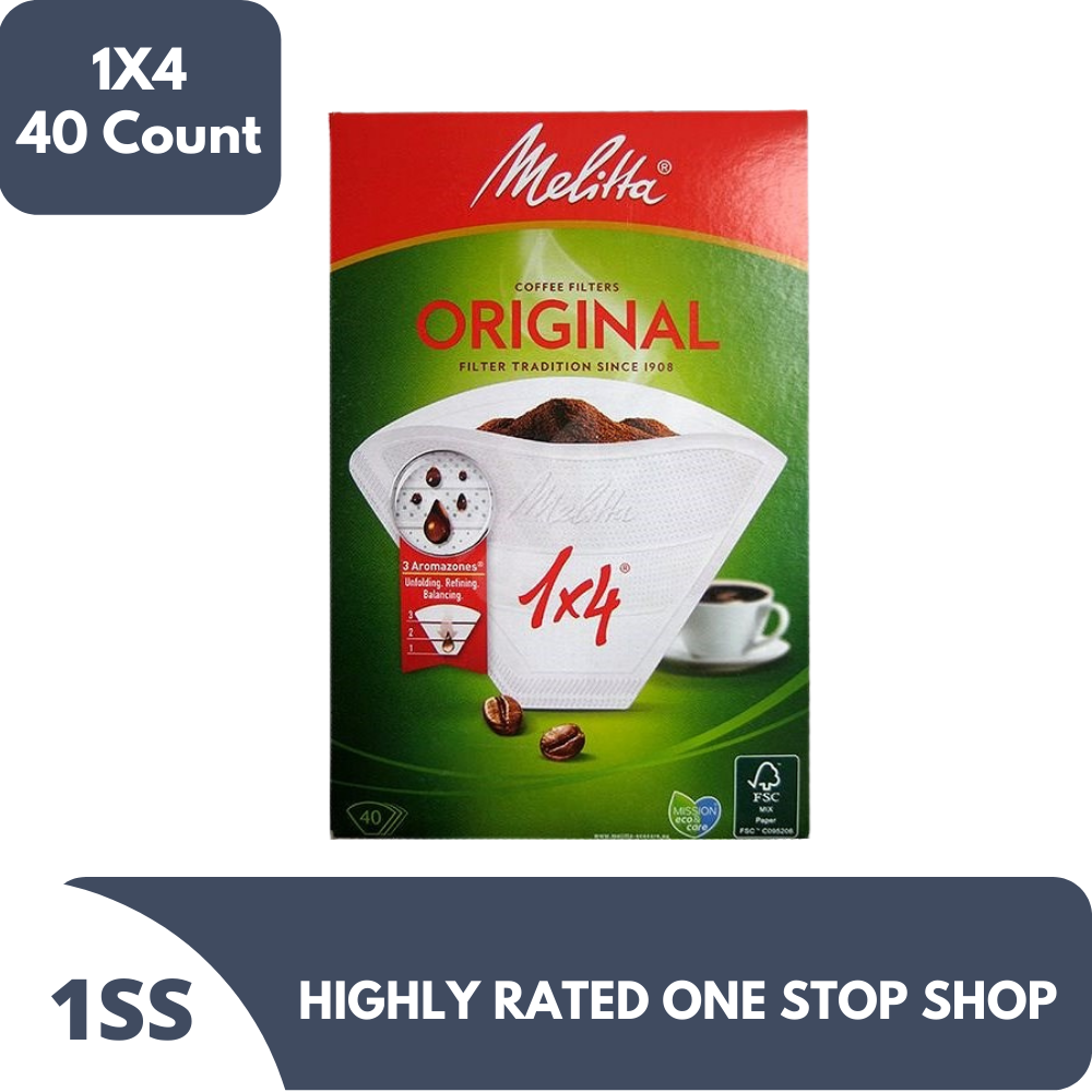 Melitta Coffee Filters 1X4 40 Count | Lazada PH