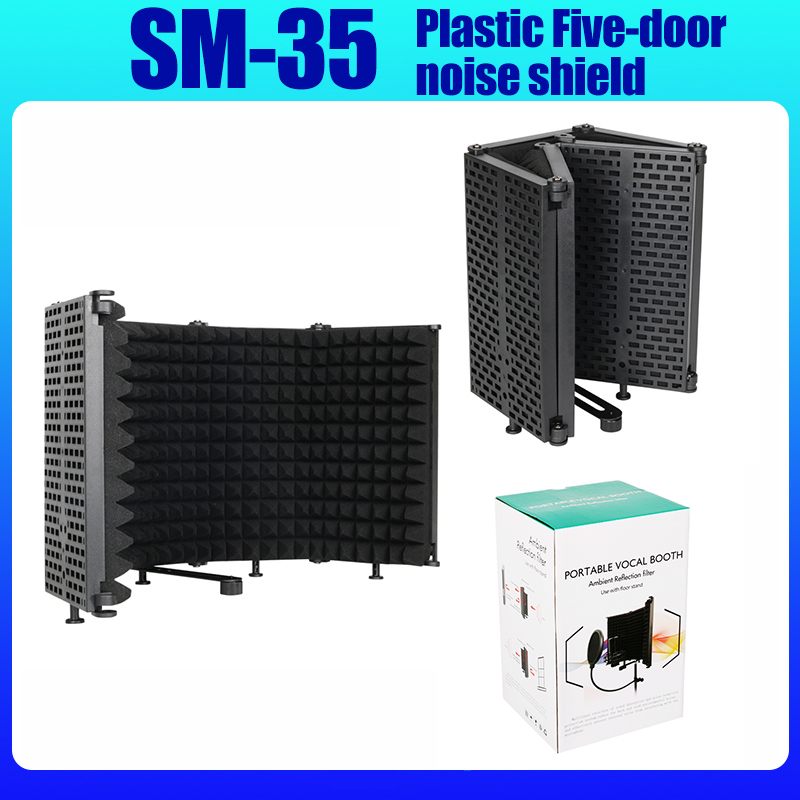 SM-35 sound isolation panel Foldable Medium Studio Isolation Enclosure ...