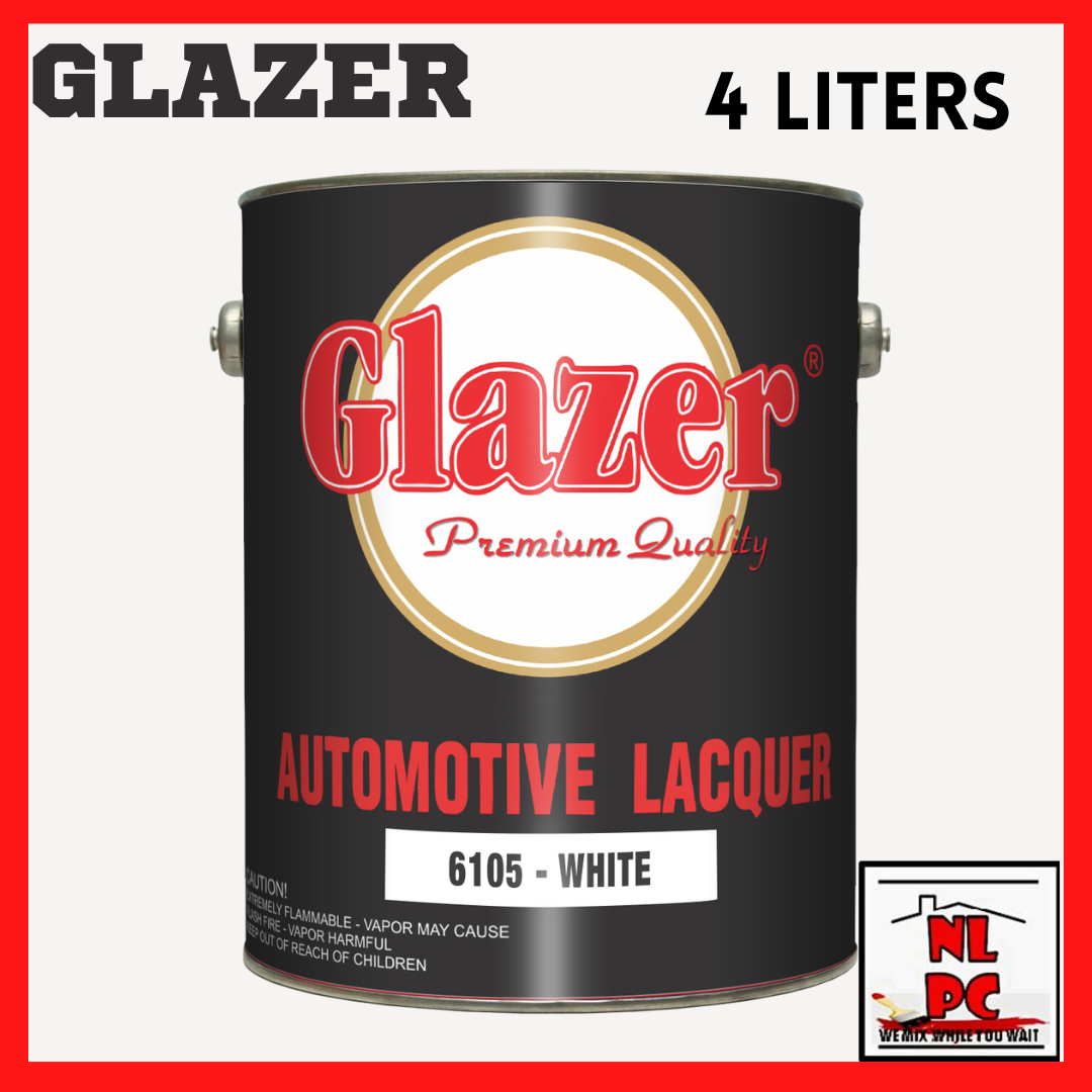 GLAZER Automotive Lacquer White 4 LITERS | Lazada PH