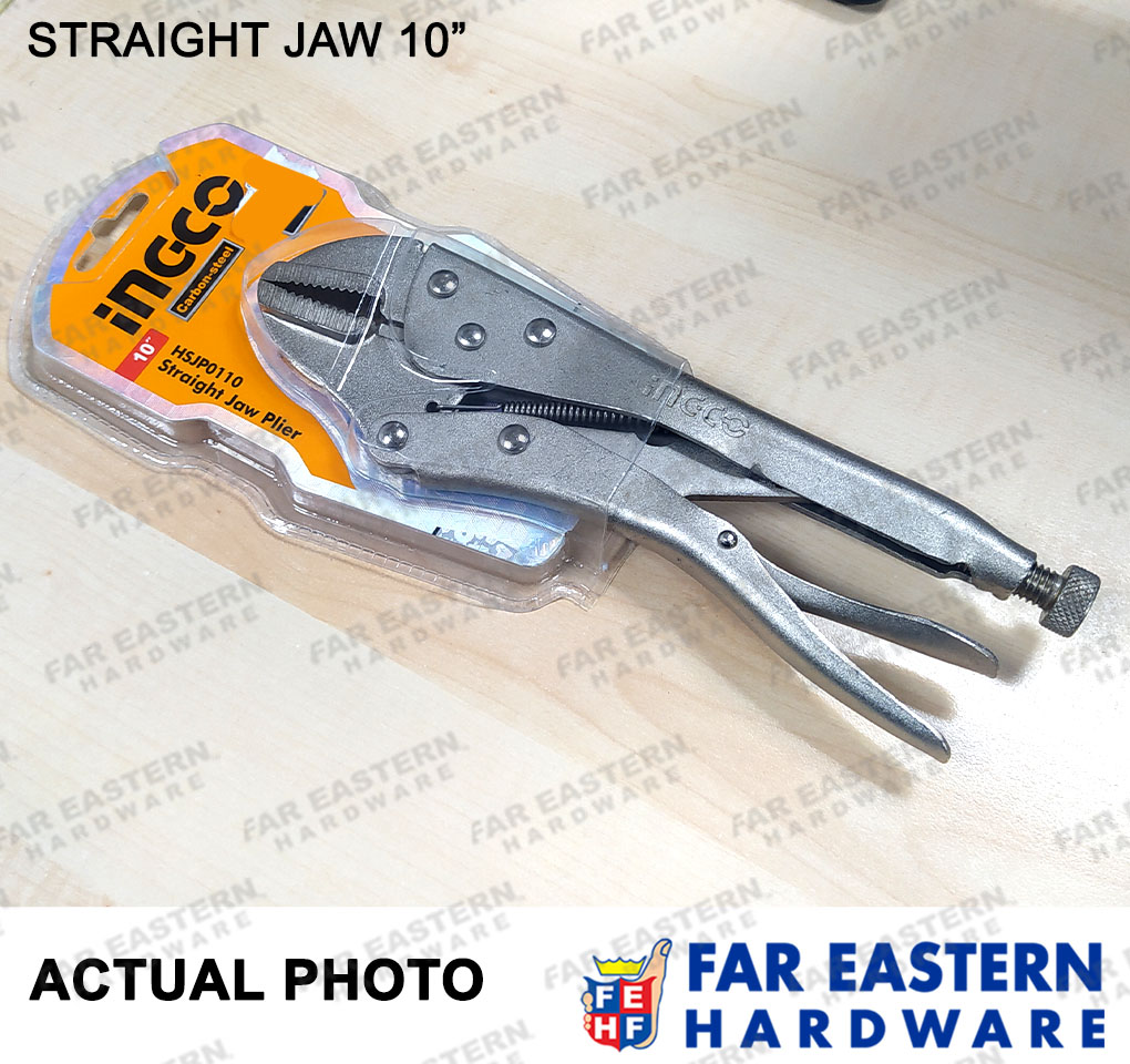INGCO Locking Pliers Straight | Curved Jaw | Chain Clamp | C Clamp ...