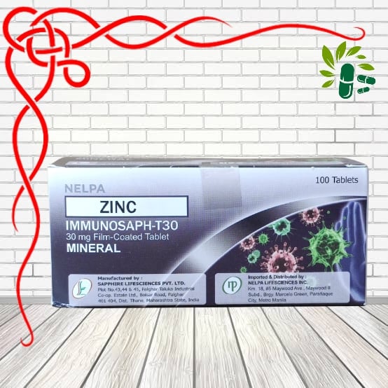 IMMUNOSAPH - T30 (Zinc Gluconate) 100 tablets | Lazada PH