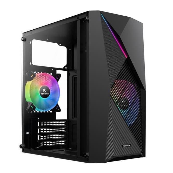 KENLEI Keytech Mini Tower Gaming PC Case White or Black MICRO ATX 2 pcs ...