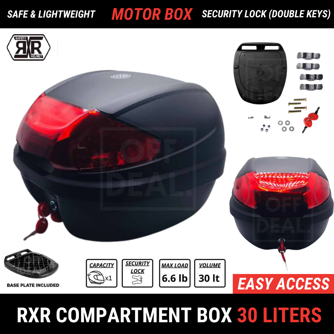 BMX Motorcycle Compartment Box 30 Liters | Lazada PH