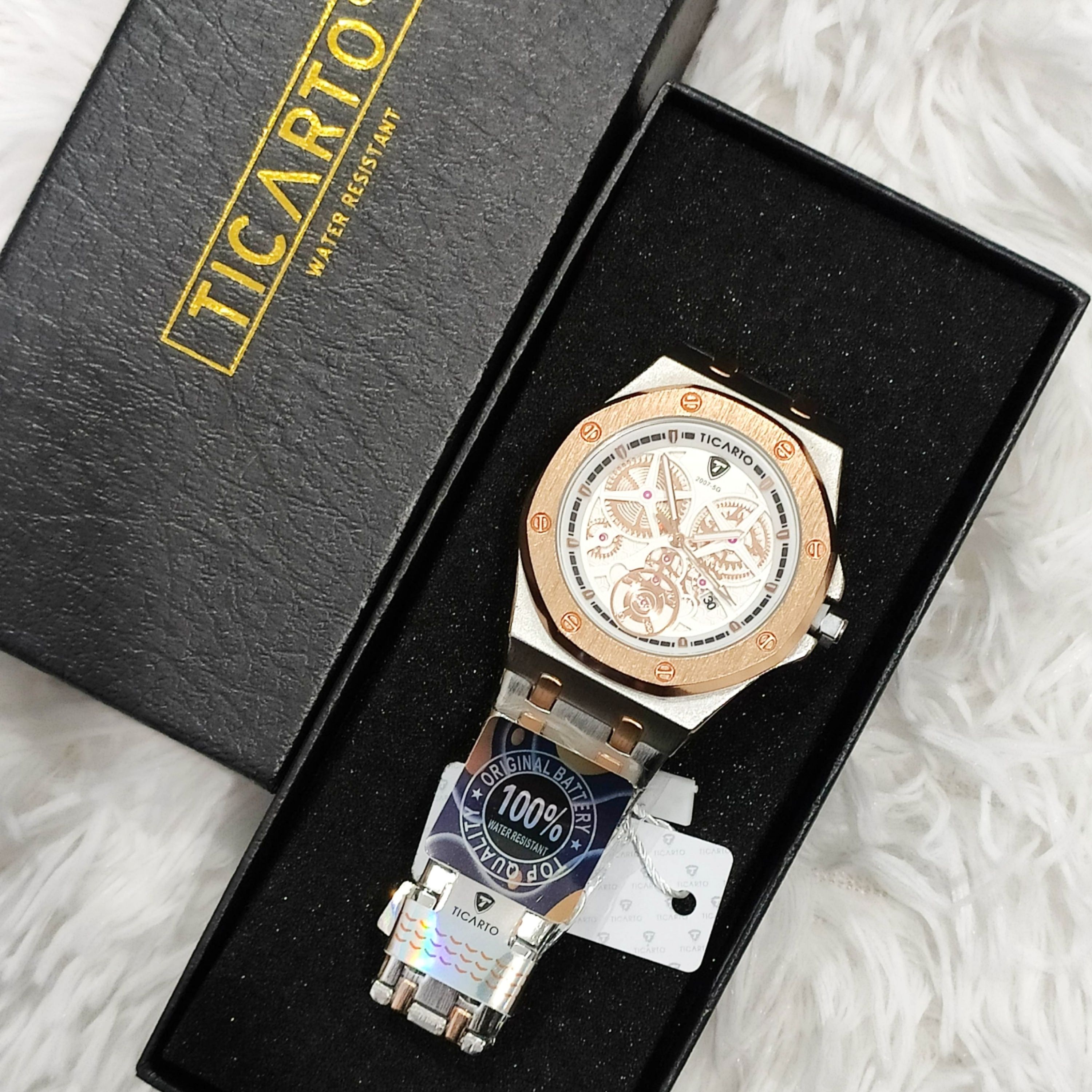 New Design Skeleton Ticarto Original Men Watch Casual Super iLLuminator ...