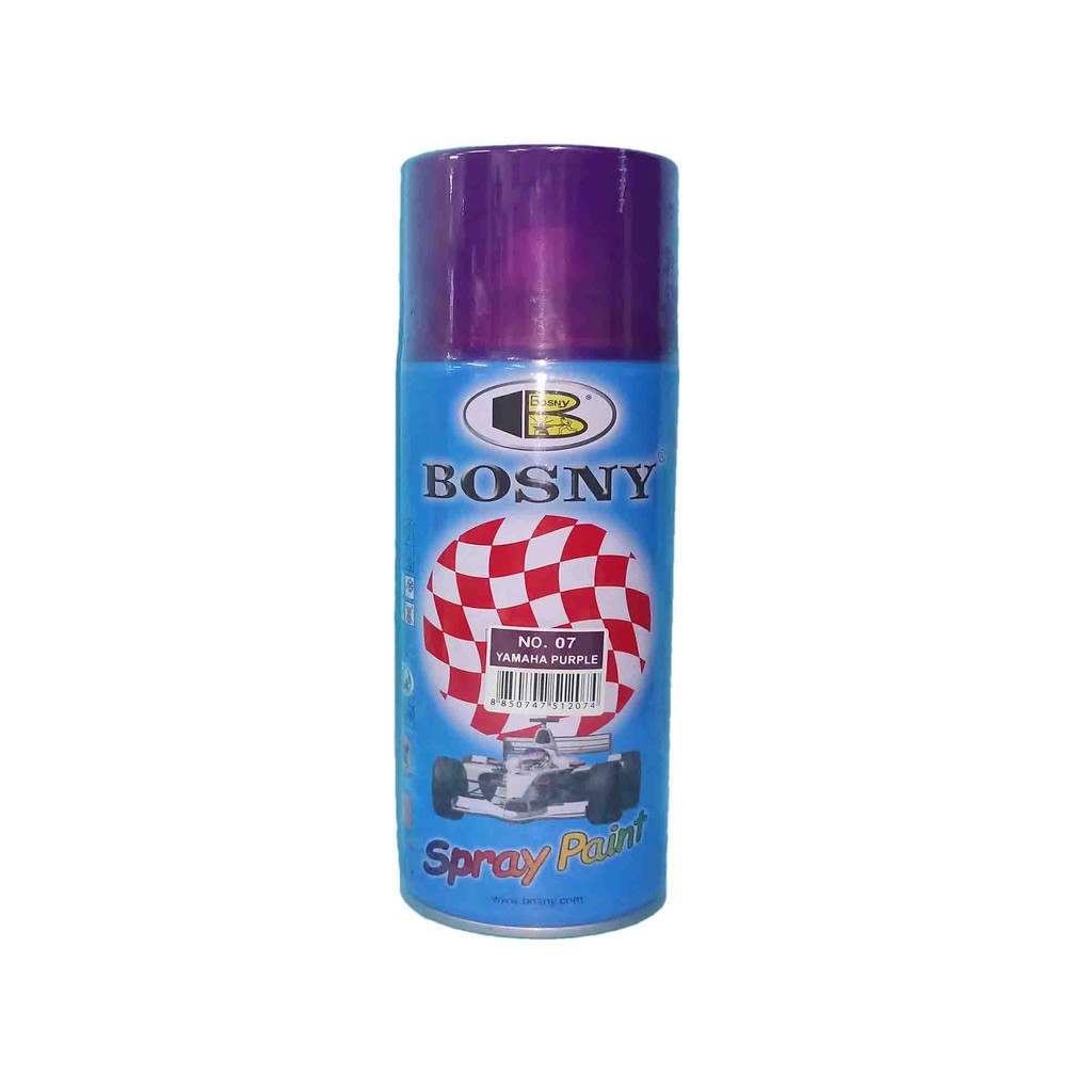BOSNY SPRAY PAINT YAMAHA PURPLE NO. 07 ( 400 ML PER CAN ) Spray paint ...