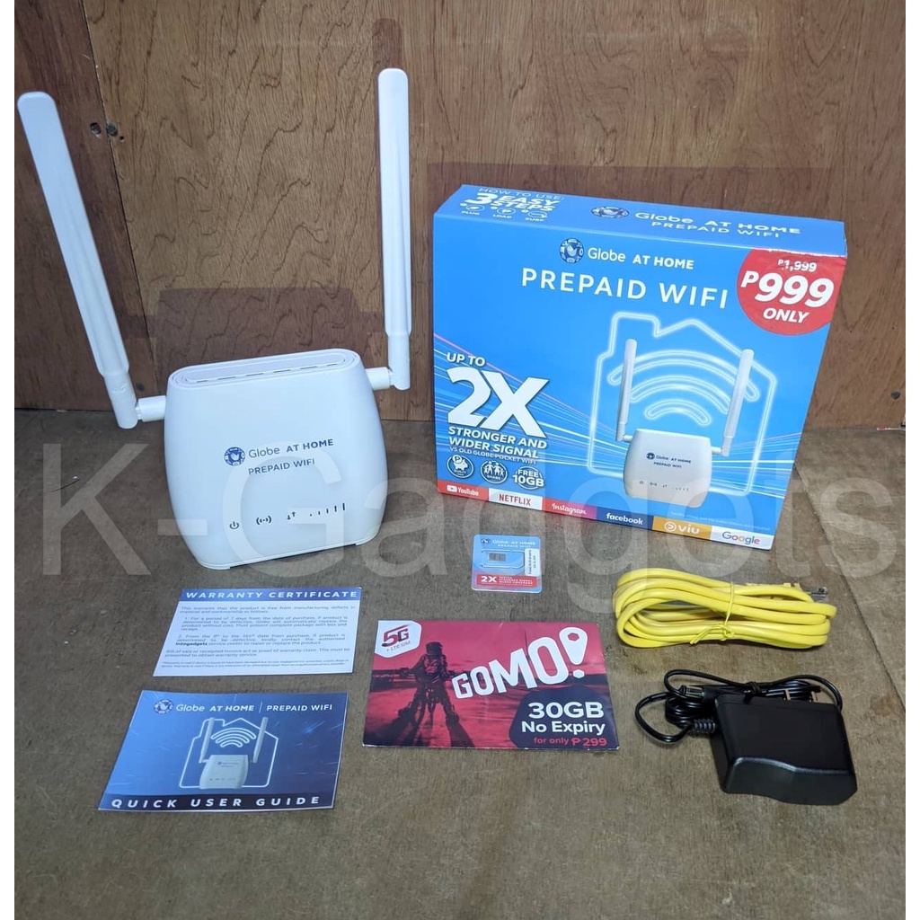 WiFi Router Globe Home Prepaid Wifi (ZLT-S10G) - Free 10GB with GOMO ...