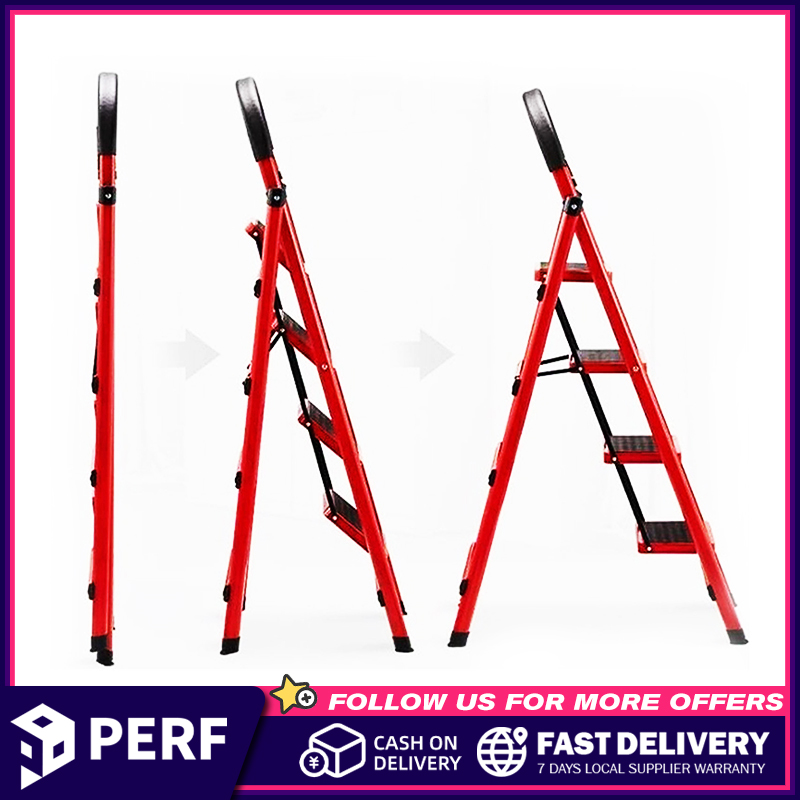 Perf 4/5/6 Folding Steps Ladder Aluminum Multi-purpose Perfect for ...