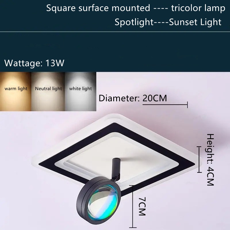 YHLAMP 【New】LED Ceiling Lights Aisle Spotlights Nordic Minimalist ...