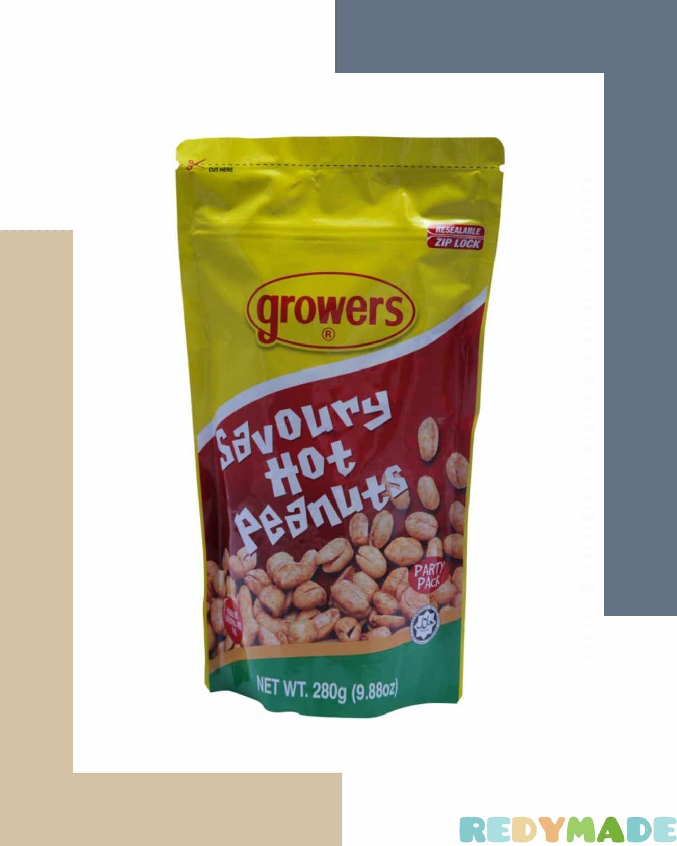 Growers Savoury Hot Peanuts Party Pack 280g | Lazada PH