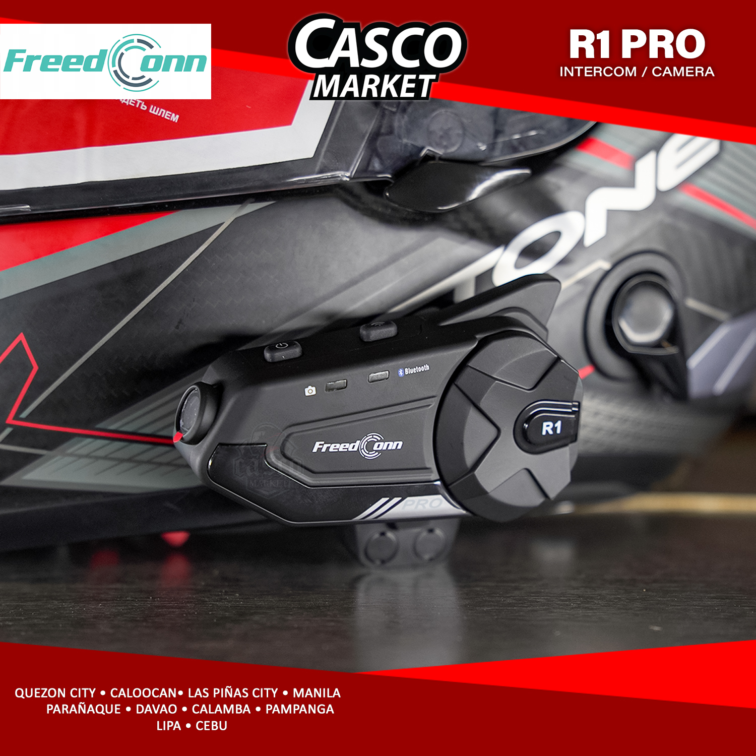 FREEDCONN R1 PRO INTERCOM BLUETOOTH HEADSET | Lazada PH