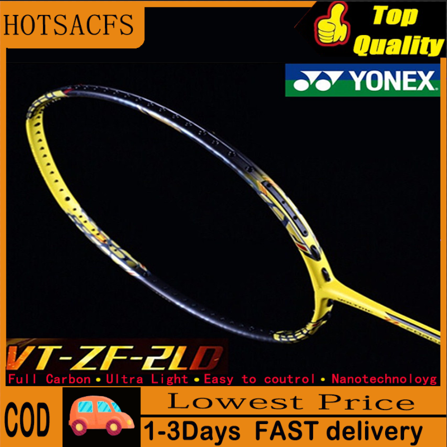 YONEX VTZF-2LD 4U Full Carbon Single Badminton Racket 26-30Lbs Suitable for Professional Players ...