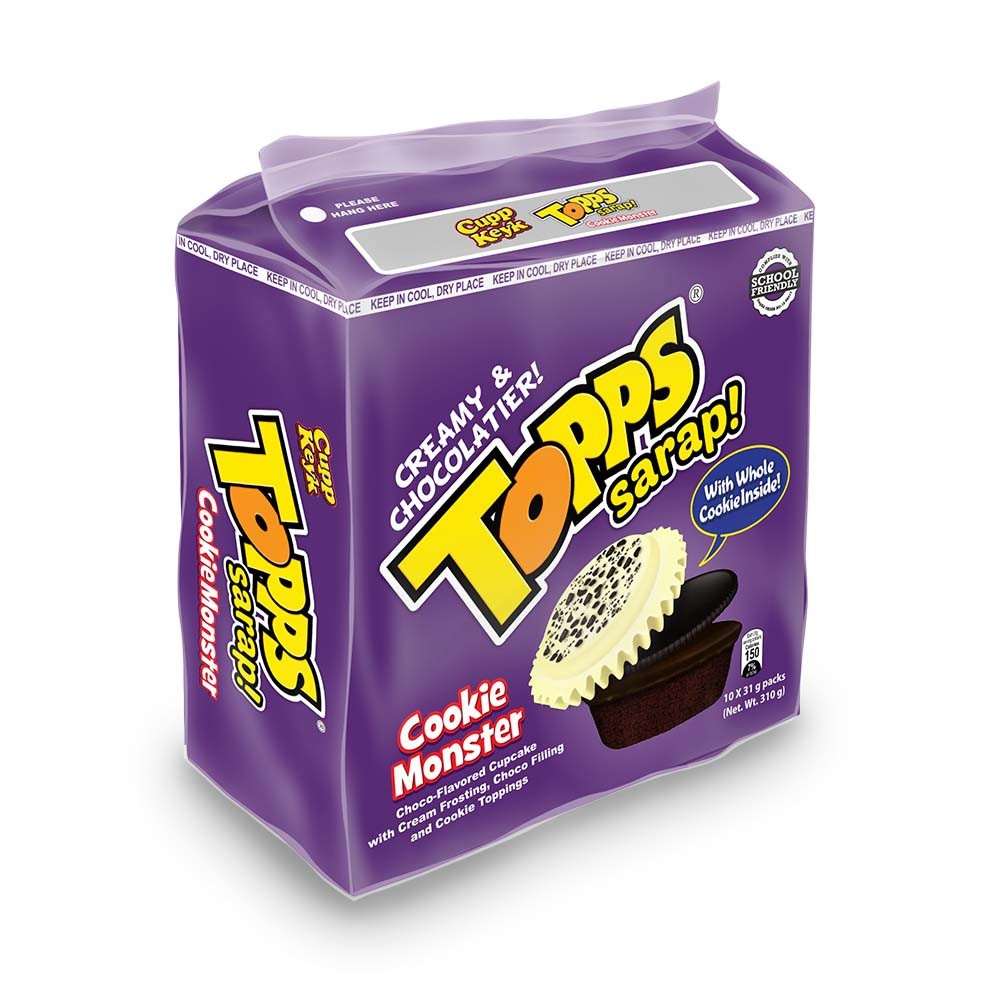 Topp Sarap Cookie Monster 10 Pieces 31g | Lazada PH