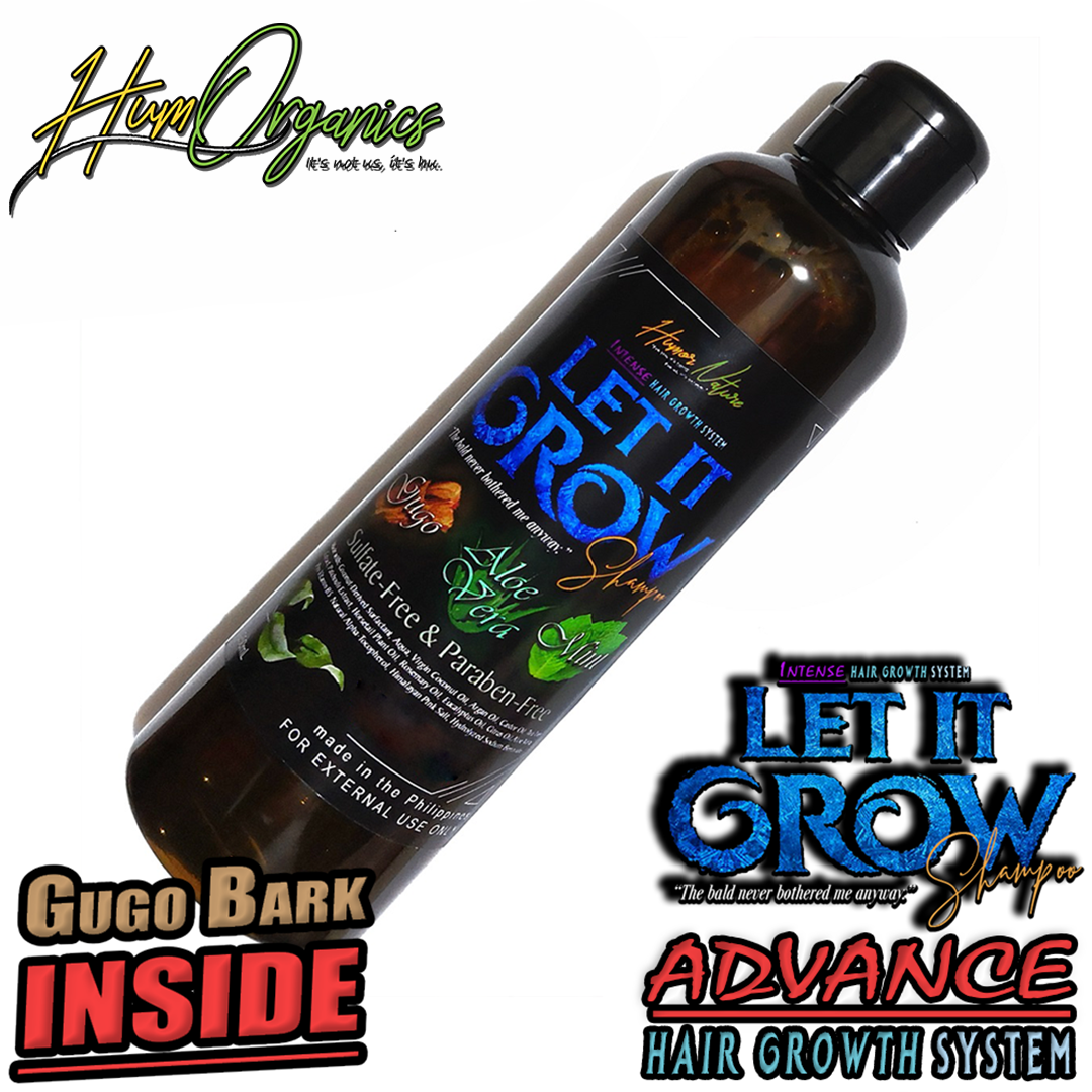 Let it Grow - Shampoo - Gugo, Aloe Vera, and Mint - Intense Hair Growth ...