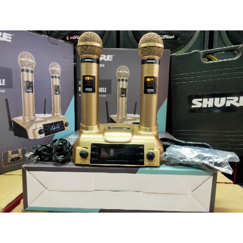 SHURE INDUCTION RECHARGEBLE WIRELESS MICROPHONE SG-8000 | Lazada PH