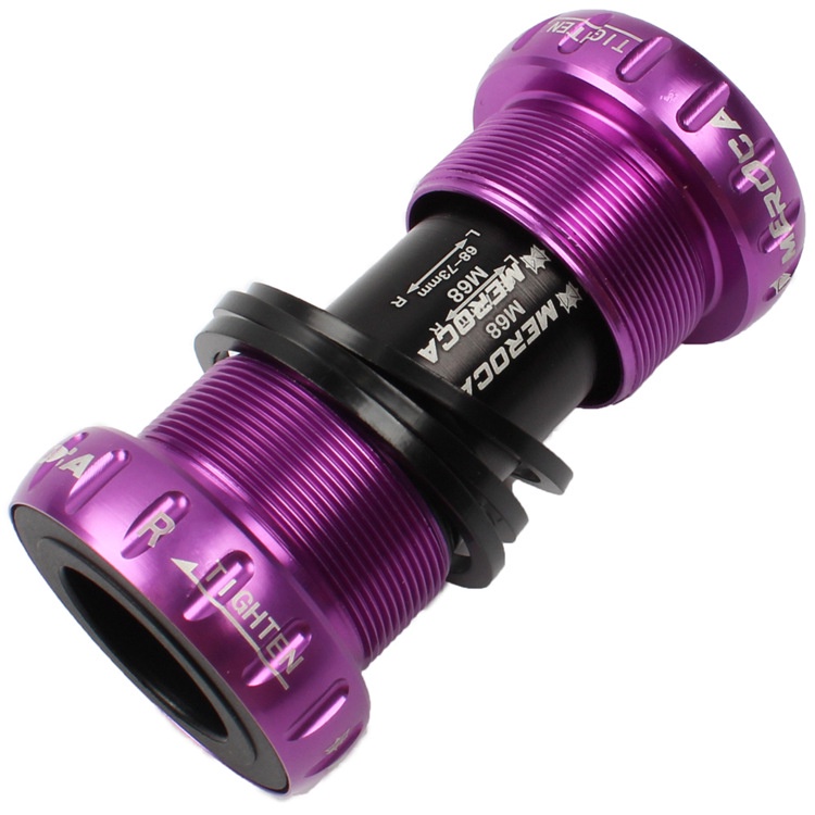 MTB Bicycle Bottom Bracket Aluminum alloy Waterproof BSA 68/73mm Screw ...