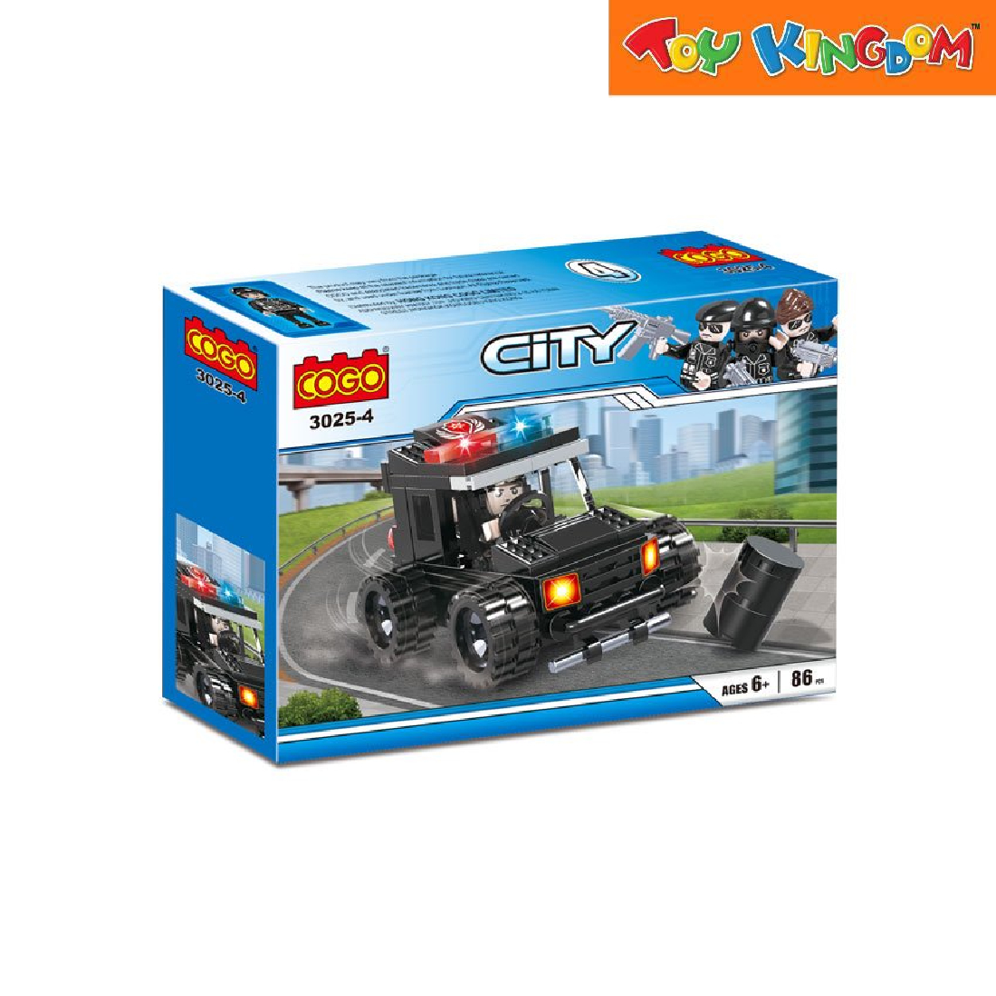 Cogo City Police Car S.W.A.T 86 Pcs Building Blocks | Lazada PH