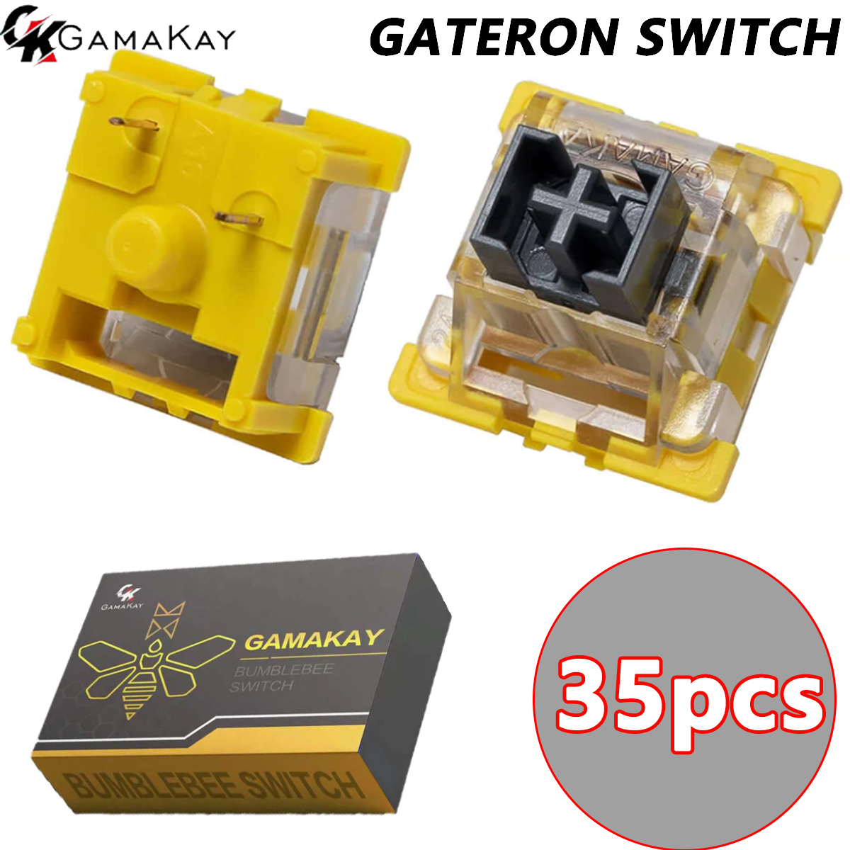 35PCS Gateron Switch GAMAKAY illuminate Switch Keyboard crystal switch ...