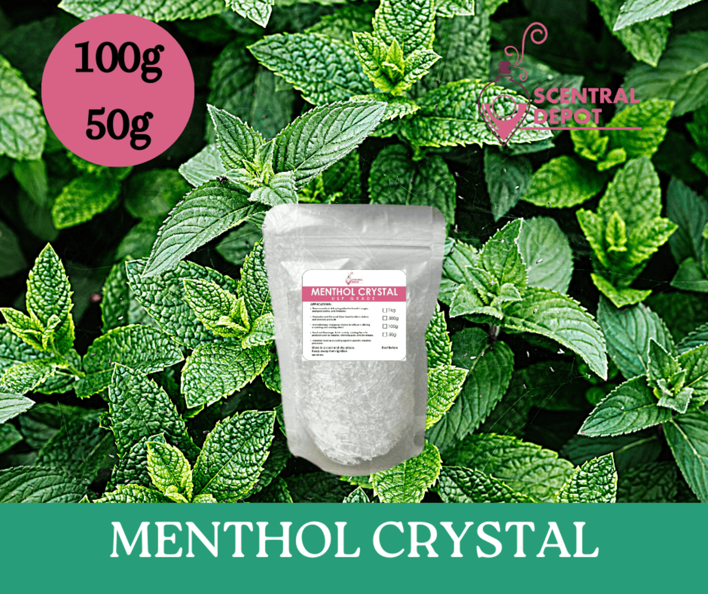 MENTHOL CRYSTAL USP GRADE 1kg, 500g, 100g, 50g | Lazada PH