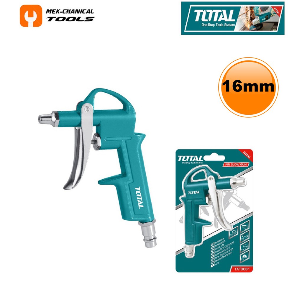 TOTAL ONE STOP TOOLS STATION AIR BLOW GUN 16MM (TAT3031-3) | Lazada PH