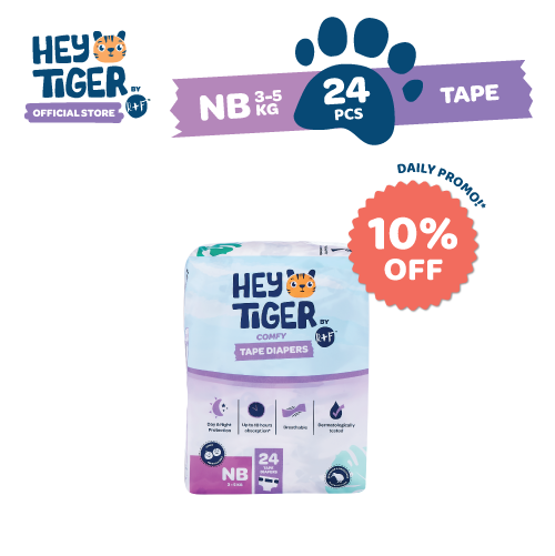 HEY TIGER Tape NEWBORN (3-5 kg) Convenience Pack - 24 pcs - Tape ...