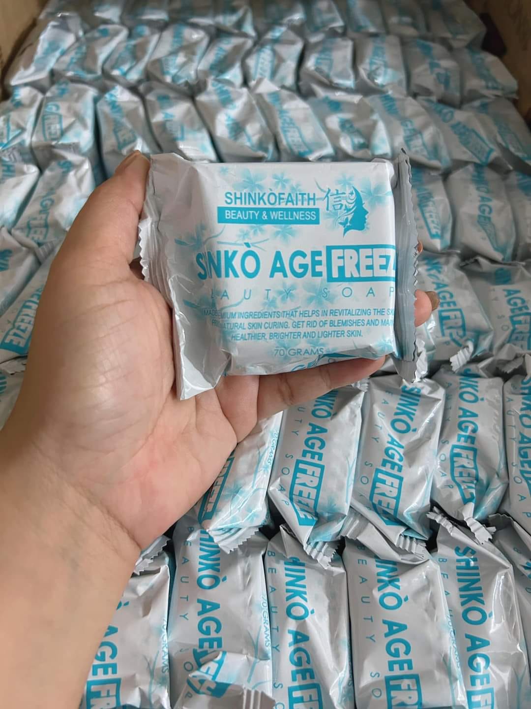 Shinkō Whitening Soap Shinko Age Freeze Beauty Soap 70g Shinko Ice Soap ...