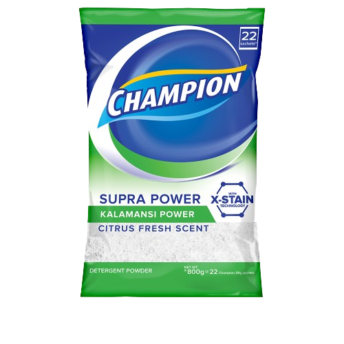 Champion Laundry Detergent Powder Citrus Fresh 800g | Lazada PH