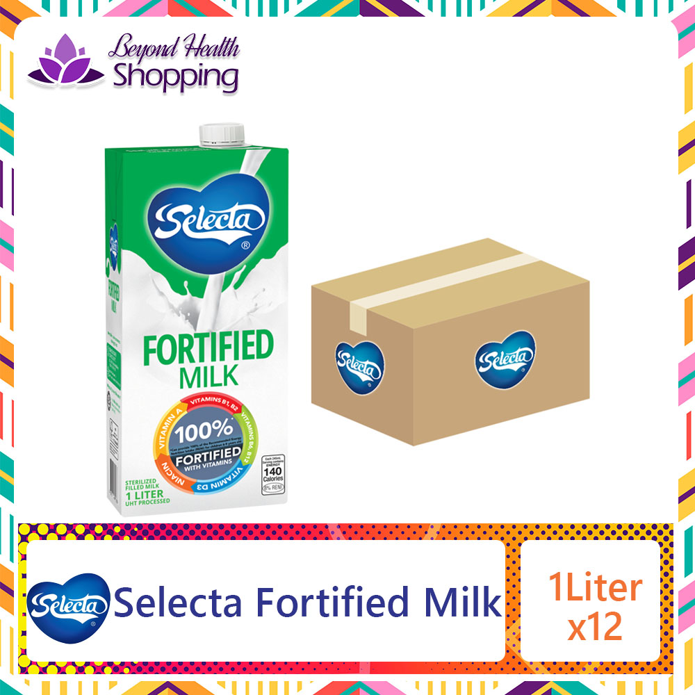 Selecta Fortified Milk 1 Liter - Pack of 12 | Lazada PH