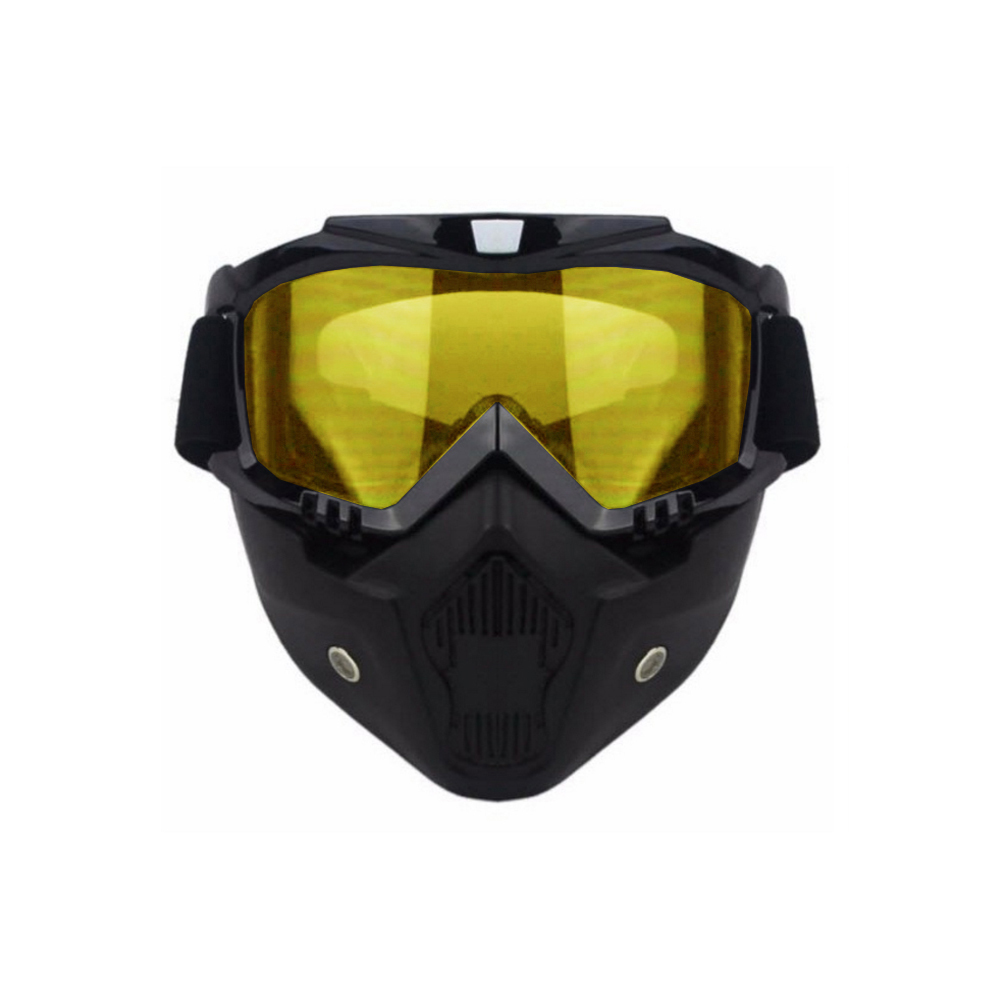 Motorcycle Removable Face Masks Half Face Helmet accessories windproof ...