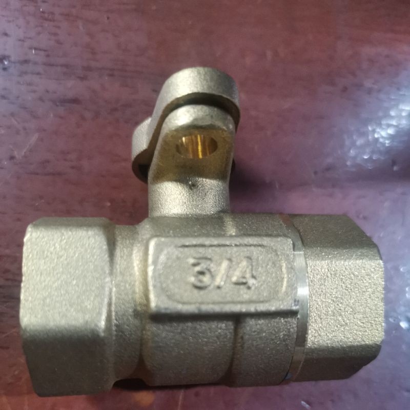 Brass Copper ball valve with lock 1/2 and 3/4. water meter lock. Gate valve lock. | Lazada PH