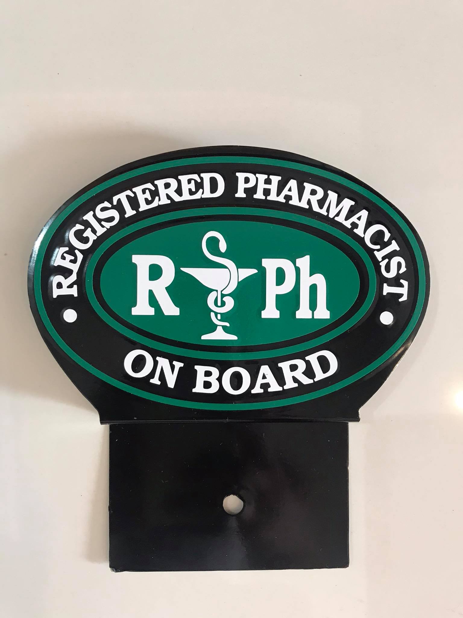 REGISTERED PHARMACIST CAR PROFESSION BADGE EMBLEM AUTO AND CAR ...