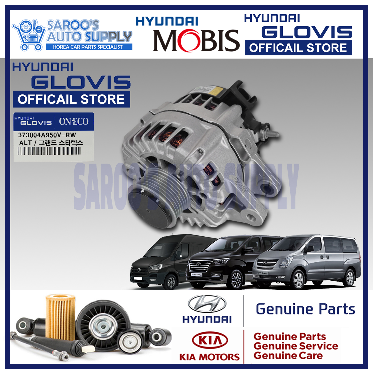 [A2][Hyundai] Alternator For Hyundai Grand Starex , H350 , 2015-2021 ...