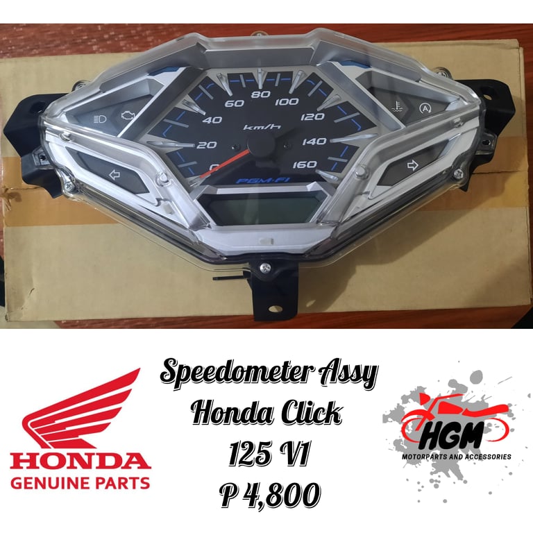 SPEEDOMETER ASSY HONDA CLICK 125 V1 (37100-K60-T01) | Lazada PH