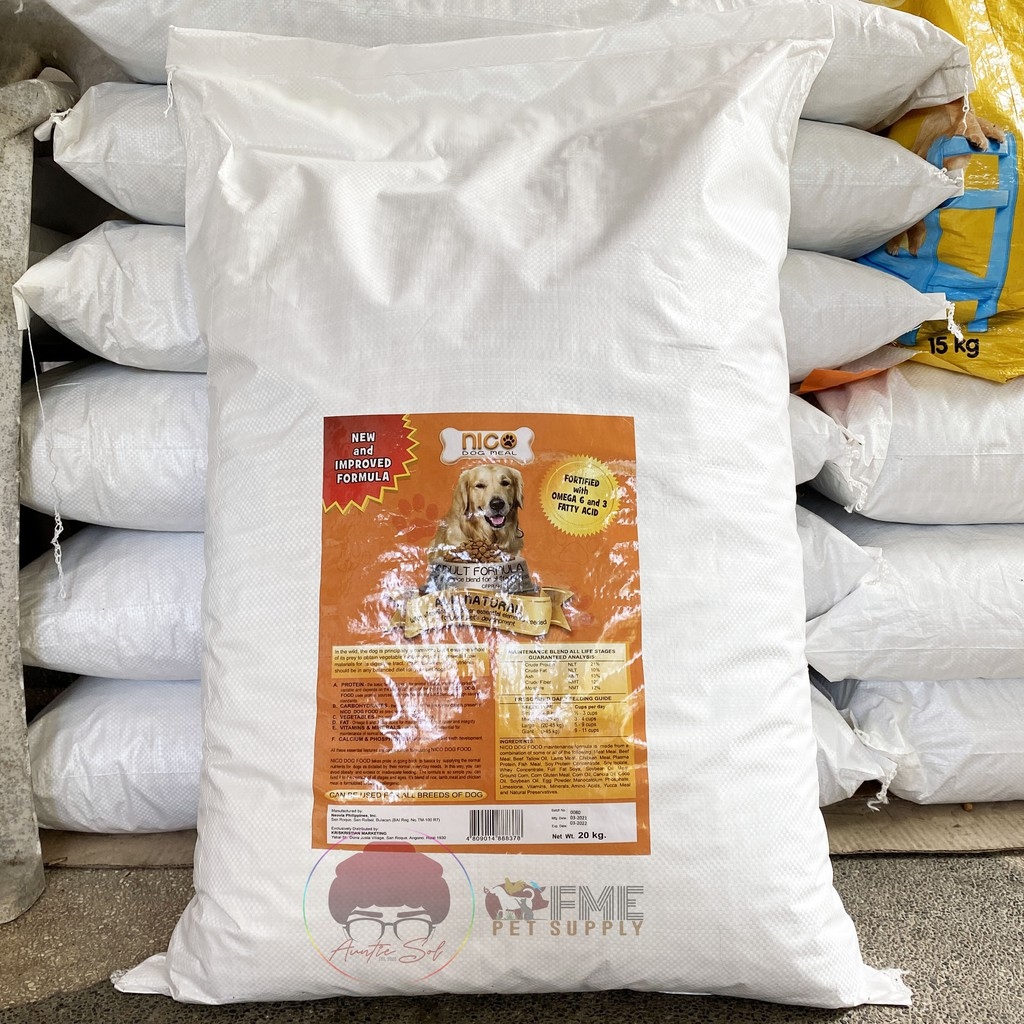Nico Dog Food 20kgs bag | Lazada PH