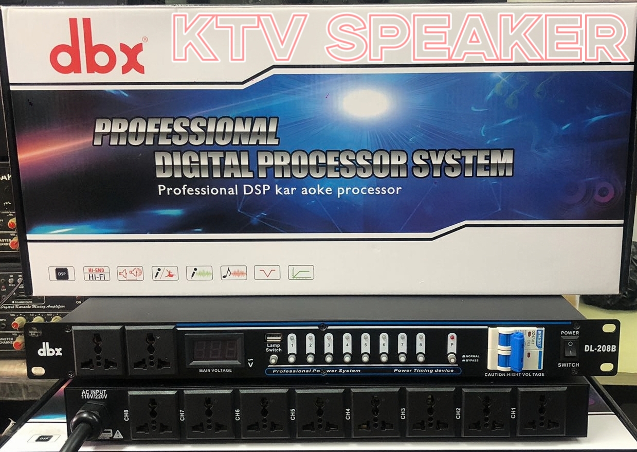 DBX DL-208B Rack Mount Power Sequence Controller Conditioner Surge ...