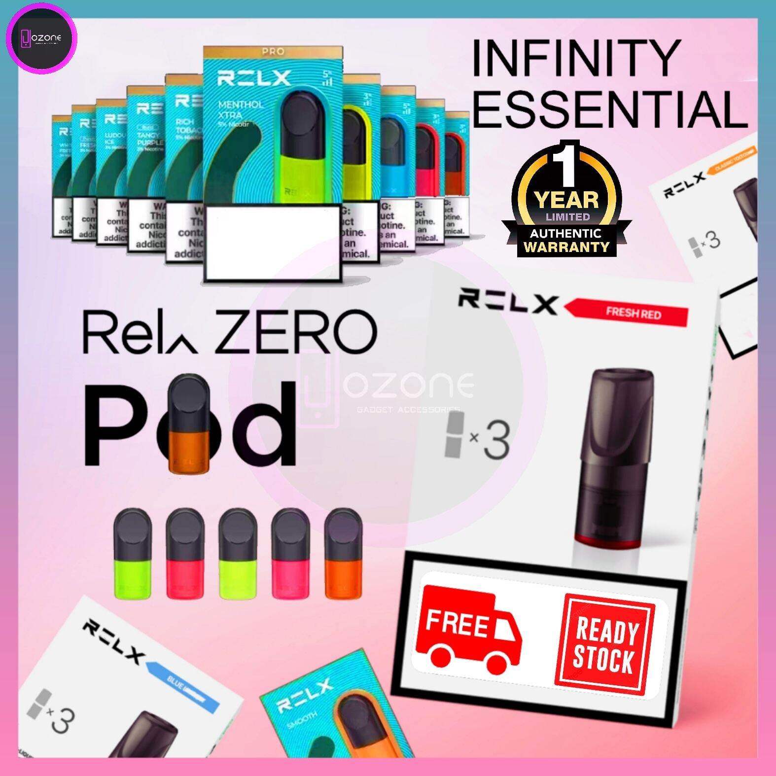 Relx Zero Classic Relx Infinity/Essential Original Flavor - Relx ...