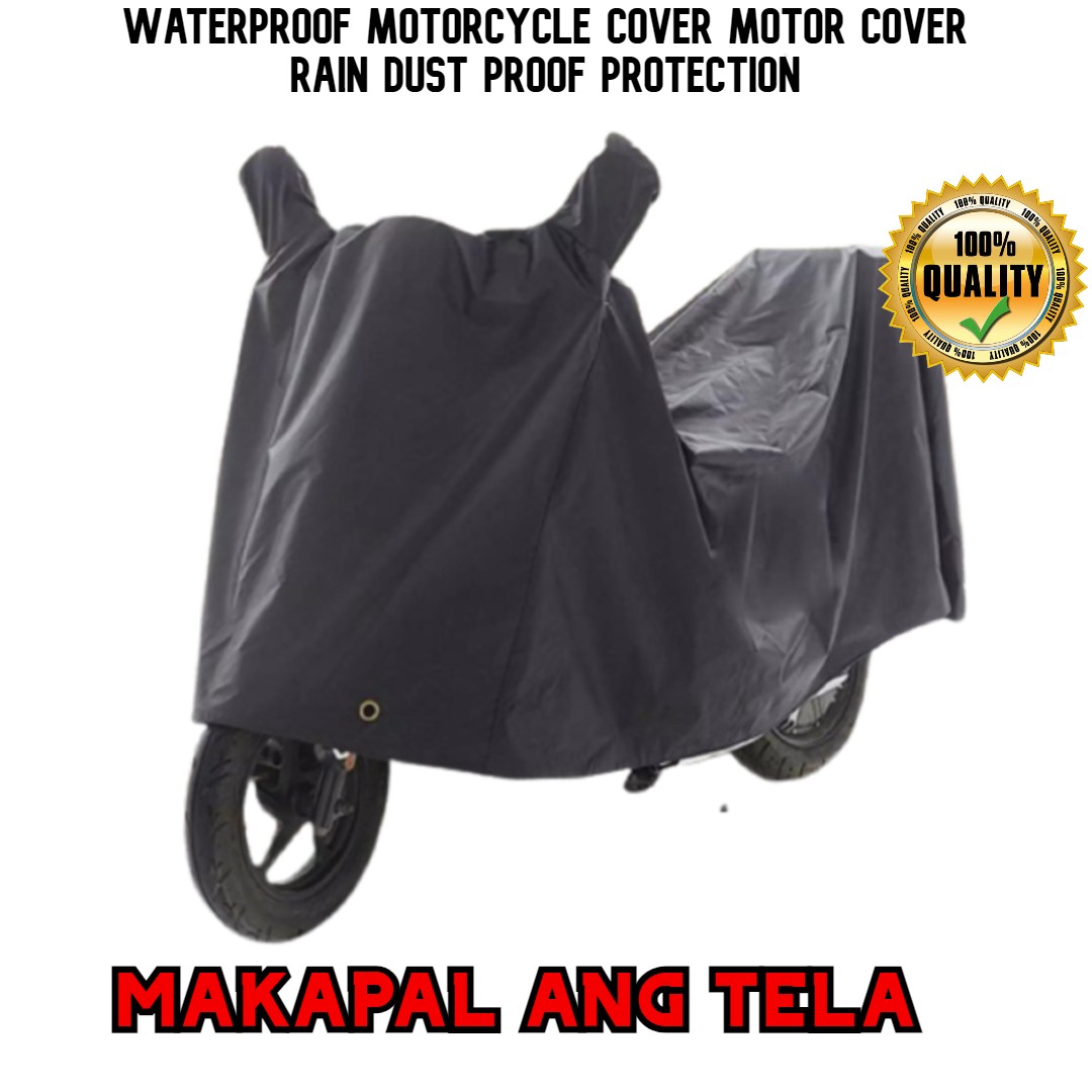 HONDA WAVE 110 Motorcycle Cover For All Motor (Black) Waterproof MOTOR ...