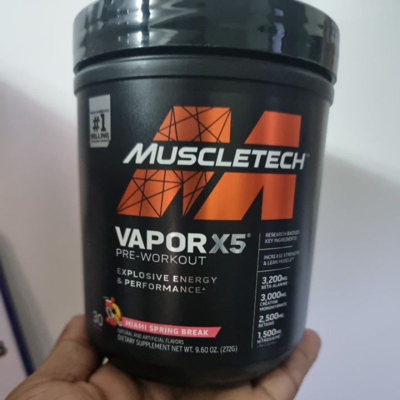 Muscletech Vapor X5 Pre-Workout 30 Servings | Lazada PH