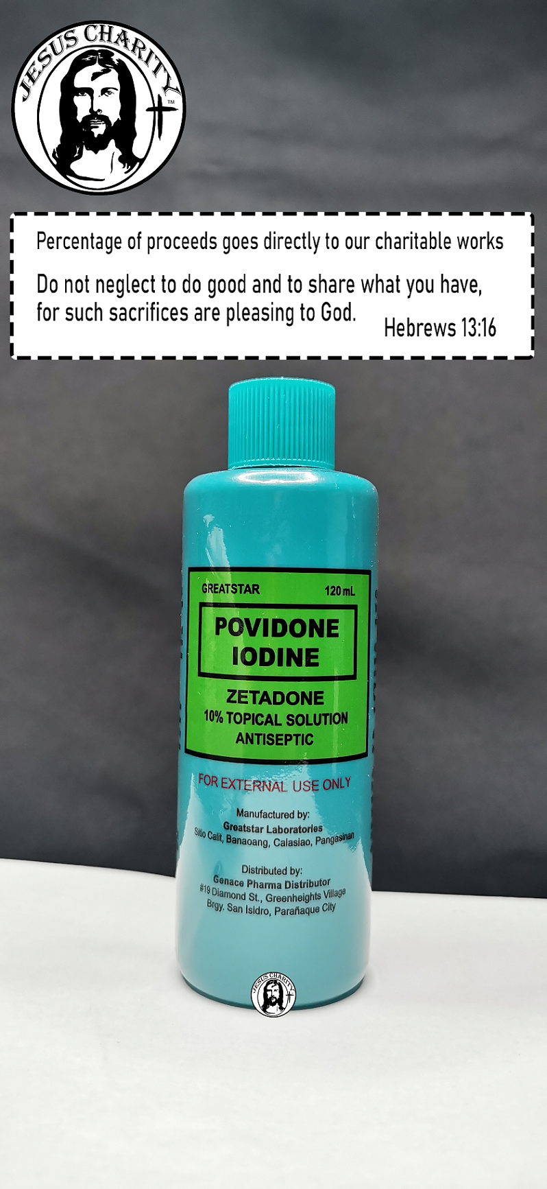 Zetadone Povidone Iodine 10% Solution Antiseptic (15ml, 30ml, 60ml and 120ml) | Lazada PH