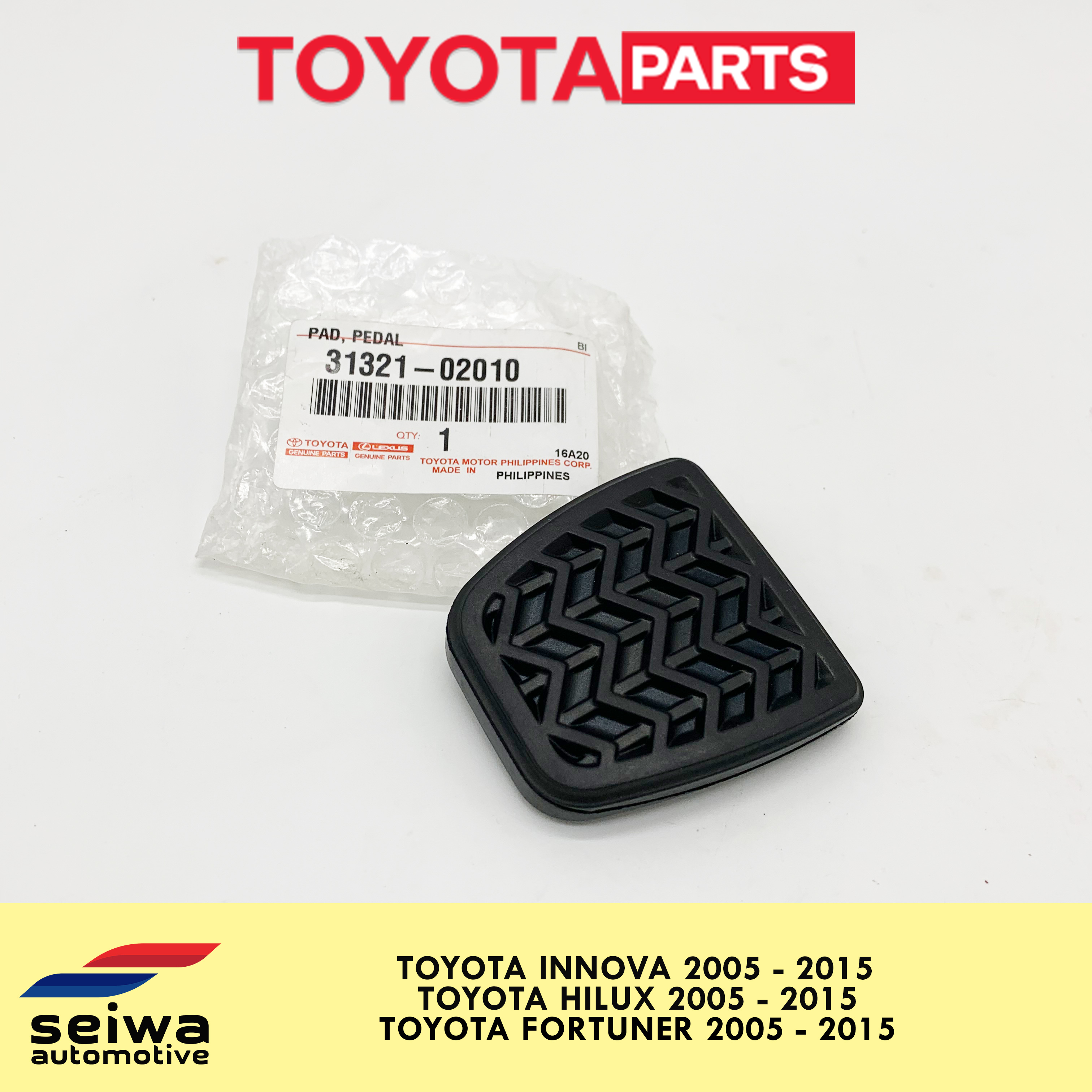 [MANUAL ONLY] [2005 - 2015] Toyota Innova Brake Pedal Pad - [2005 ...