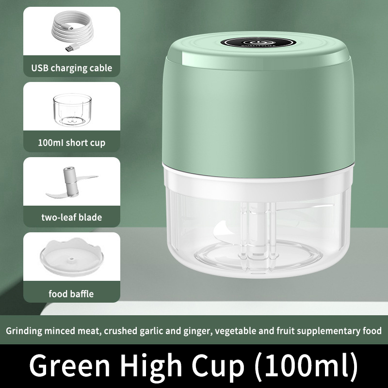 SOGO Food Chopper Electric Multi-Function Mini Grinder USB Charging ...