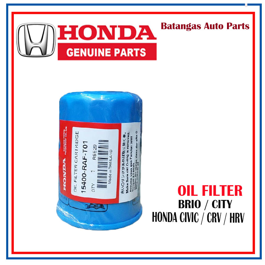 ORIGINAL HONDA OIL FILTER 15400-RAF-T01 FOR HONDA CITY,CIVIC,CR-V, BRIO ...