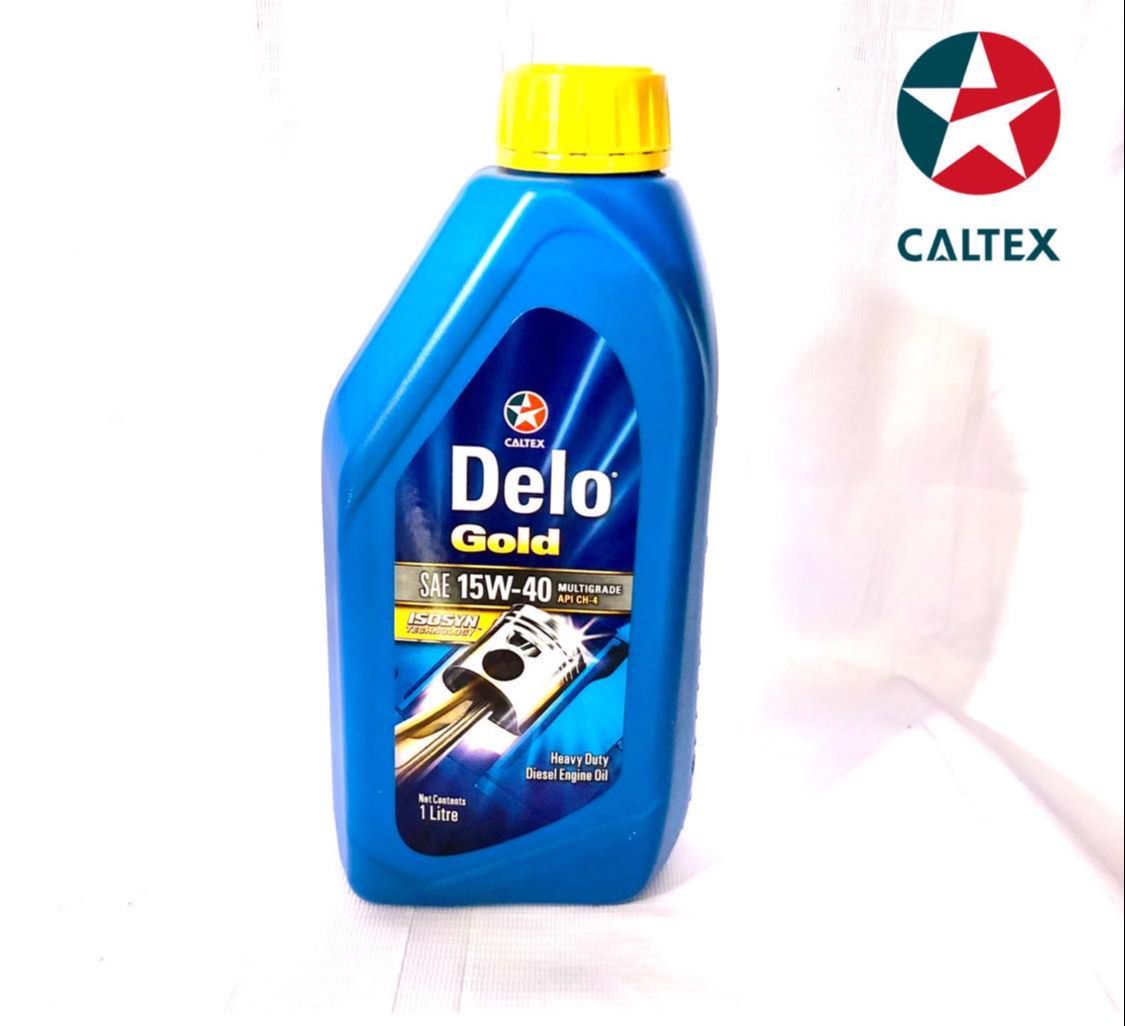 CALTEX ENGINE OIL DELO GOLD SAE 15W-40 1LITER FOR DIESEL ENGINE | Lazada PH