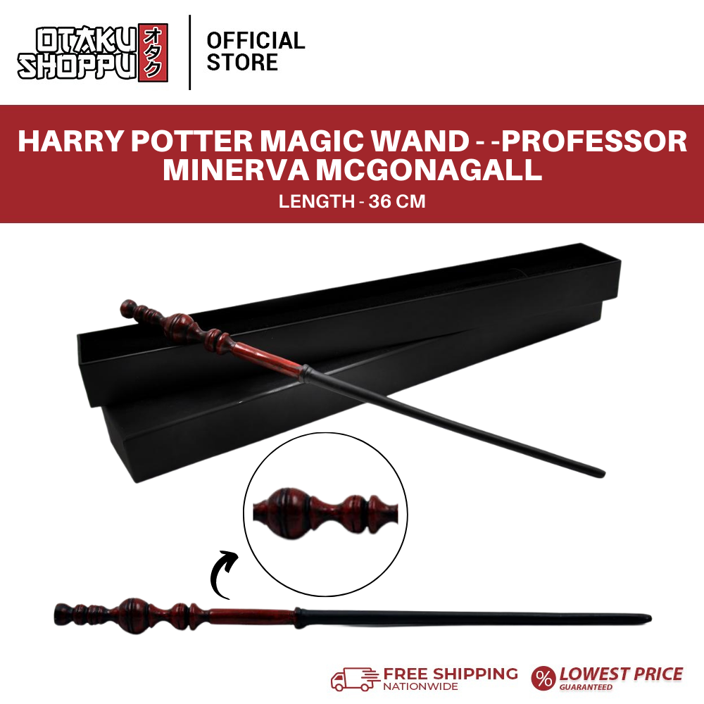 Otaku Shoppu | Magic Wand - Professor Minerva McGonagall wand with box ...