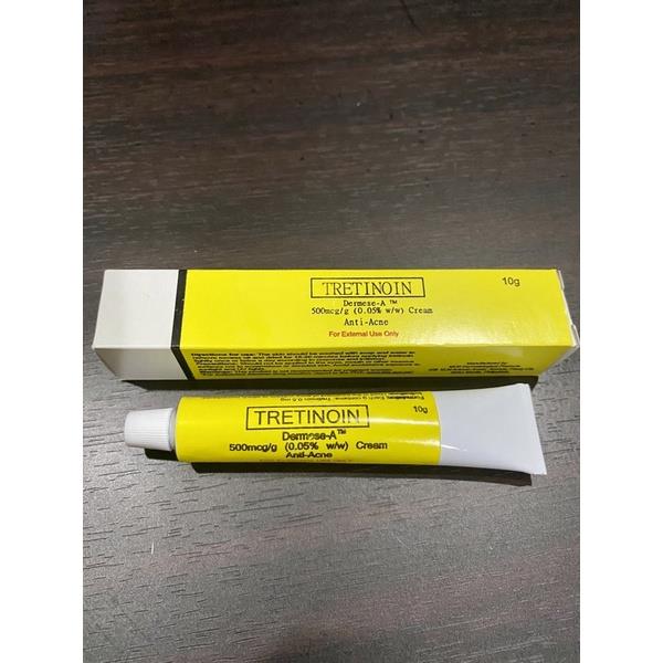 Tretinoin Retinoic Acid .025 Cream Dermese-A Tretinoin .05 Cream 10g ...