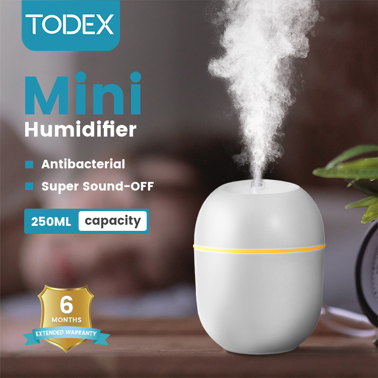 TODEX 220ML USB เครื่องพ่นไอน้ำ Aroma Diffuser เครื่องพ่นอโรม่า น้ำมัน ...