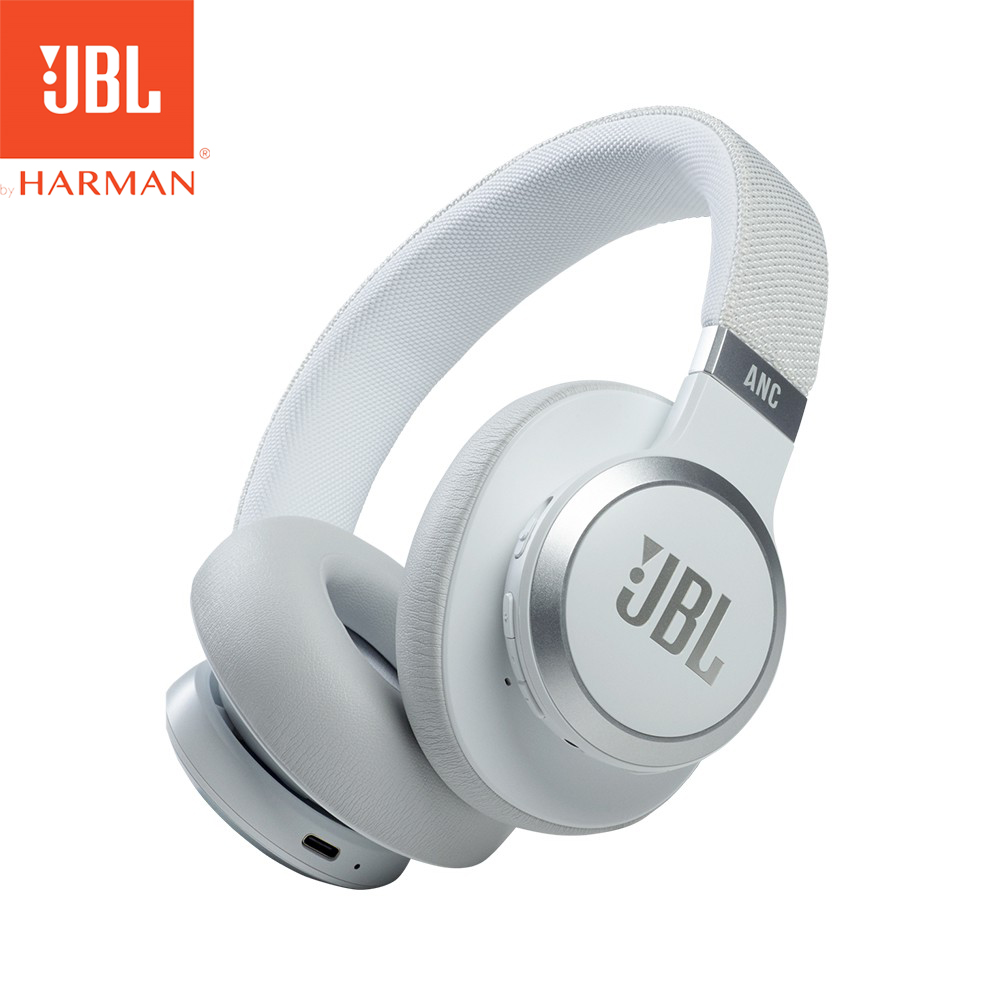JBL Live 660NC Active Noise Cancelling Over-The-Ear Headphones Bluetooth Headphones Built-in ...