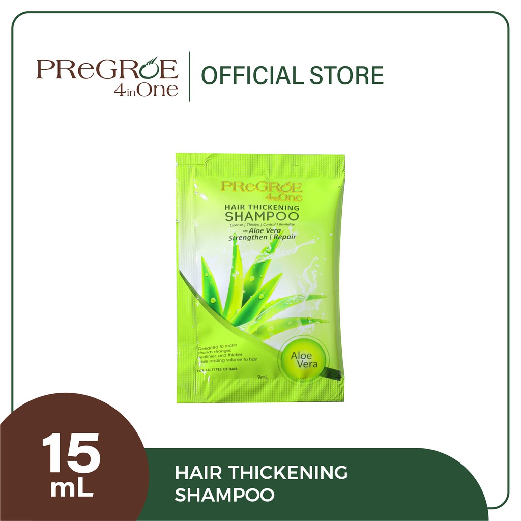 Pregroe Hair Scalp Treatment Shampoo 9ML Sachet | Lazada PH